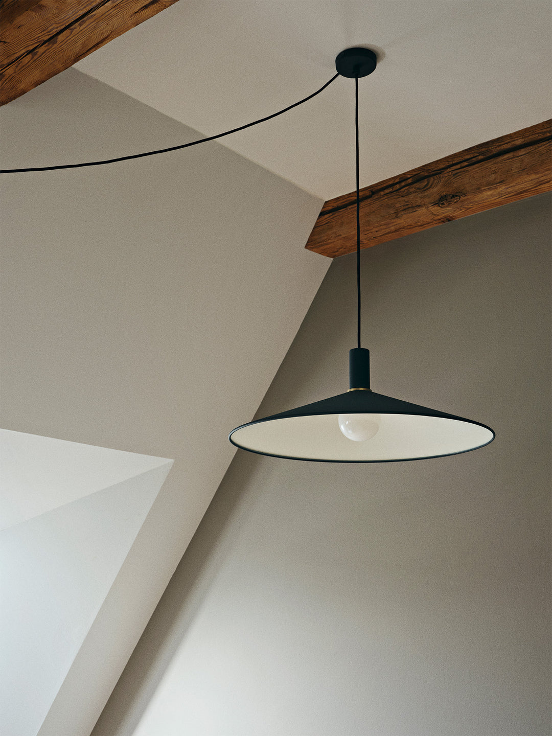 ferm LIVING Angle Shade in black powder coated metal